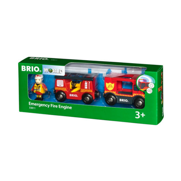 BRIO Emergency Fire Engine (3 pieces) - Transport Heritage NSW
